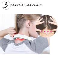China Pulse Electric Neck Massager Cordless Neck Massager Rechargeable for sale