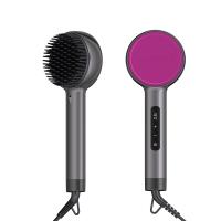 China OEM ODM Rechargeable Hair Straightener Brush Ceramic Hot Tools Hot Air Brush for sale