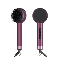China OEM ODM Rechargeable Hair Straightener Brush Ceramic Hot Tools Hot Air Brush for sale