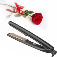 China Ceramic Hair Straightener Flat Iron Hair Straightener Curling Wand Double Ceramic Ionic Flat Iron Hair Straightener for sale