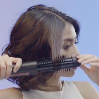 China 3-in-1 Hair Straightener Curling Iron Ionic Ceramic Hot Brush Styler Hair Straightening Tools Styling Salon for sale