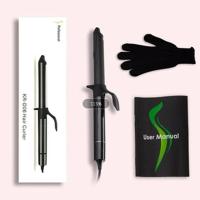 China Ceramic Spiral Curling Iron Long Barrel Curling Iron Adjustable Fast Heating for sale