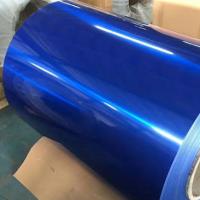 China 0.25mm PPGL Coil 1000-12000mm High Gloss PVDF Film for sale