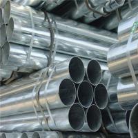 China 21mm Galvanized Steel Tube ERW 1m-12m Galvanized Round Tubing For Construction for sale