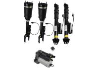 China Set Of Complete Front Rear Shock Absorber Kit Air Suspension Compressor For W164 X164 W164 ML320 ML350 for sale