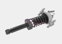 China 7P6513029AS 7P6513029BC Rear Shock Absorber Strut Assys w/PASM For Porsche Cayenne 958 92A VW Touareg 2011-2018. for sale