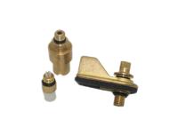 China 4E0616039AF 4E0616040AF Air Suspension Shock Copper Valve With Screws For Audi A8 D3 Front Air Suspension for sale