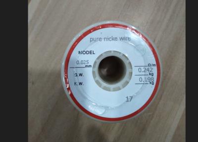 China High Purity Nickel 200 Wire 0.025mm with 99.6% Nickel Content for Industrial Applications for sale