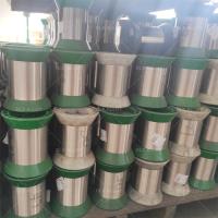 China Electrical Connections Thermal Stability Pure Nickel Wire for sale