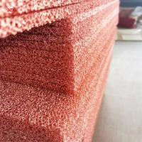 China Custom PPI Copper Foam Porosity Cu Metal Foam For Thermal Catalytic Applications for sale