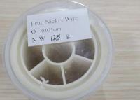 China 99.9% Pure Nickel Wire with Low Magnetic Permeability High Thermal Conductivity and Excellent Weldability for Industrial Applications for sale