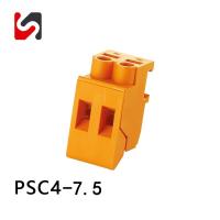 China 7.5mm Pitch 300V 20A Shorting Terminal Block for Current Transformers 2-24 Poles for sale