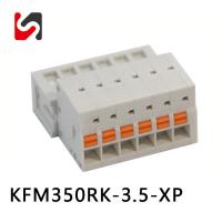 China SHANYE KFM350RK-3.5 300V 10A 3.5mm Pluggable Terminal Blocks 2P-24P Male Female for sale