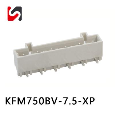 China SHANYE KFM750BV-7.5 Pluggable Terminal Block 300V 10A 7.5mm Pitch 2-24 Poles for sale