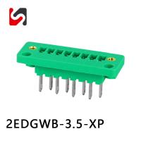 China 2EDGWB-3.5 300V Through Wall Pluggable Terminal Blocks 2-24P 8A for sale
