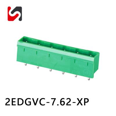 China SHANYE 2EDGVC-7.62 Pluggable Terminal Block 300V 10A 7.62mm Pitch 2-24P UL for PCB for sale