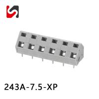 China KF243A-7.5 7.5mm Pitch Spring Clamp Terminal For Application Sample Catalog for sale