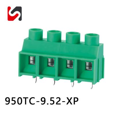 China SHANYE SY950TC-9.52 300V 30A 9.52mm Pitch PCB Terminal Block Connector 2-24 Poles for sale