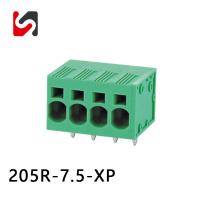 China Shanye 205R-7.5 7.5mm Pitch Pluggable Terminal Block 300V 10A 2-24 Poles for sale