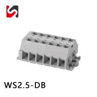 China SHANYE WS2.5-DB Feed Through Terminal Block 300V 10A 6.0mm Pitch On Off Switch for sale