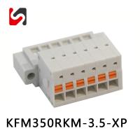 China KFM350RKM-3.5 300V 3.5mm Pluggable Terminal Block Male Female 2-24 Poles for sale