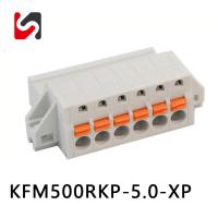 China SHANYE KFM500RKP-5.0 300V Pluggable Terminal Block 5.0mm Pitch 2-24P Male for sale
