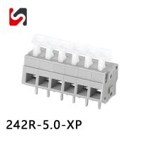 China SHANYE 242R-5.0 5.0mm Pitch PCB Terminal Block Connector 2-24 Poles 300V 10A for sale