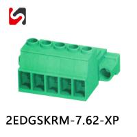 China SHANYE 7.62mm 300V 30A Pluggable Terminal Block Female 2-24 Poles UL Certified for sale