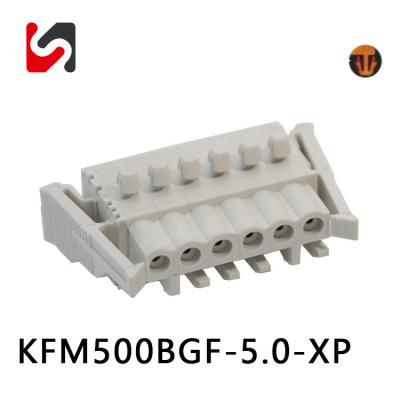 China SHANYE KFM500BGF-5.0 300V 10A 5.0mm Pitch Pluggable Terminal Block 2-24P PCB Connector for sale