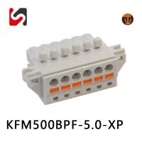 China SHANYE KFM500BPF-5.0 300V 10A 5.0mm Pitch Pluggable Terminal Block Connector 2P-24P for sale
