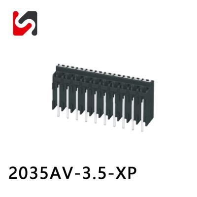 China 10A 300V 3.5mm Pitch SMD Phoenix Terminal Block 2-24P PCB Mount Screw Connector for sale