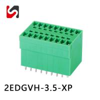 China SHANYE 2EDGVH-3.5 300V 3.5mm Pluggable Terminal Blocks 2-24P UL Certified for PCB for sale