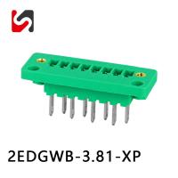 China KF2EDGWB-3.81 300V Through Wall Pluggable Terminal Blocks With Flang for sale