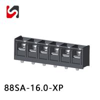 China Copper Barrier Strip Connector PA66 UL94V-0 600V 65A 16.0mm Pitch for sale