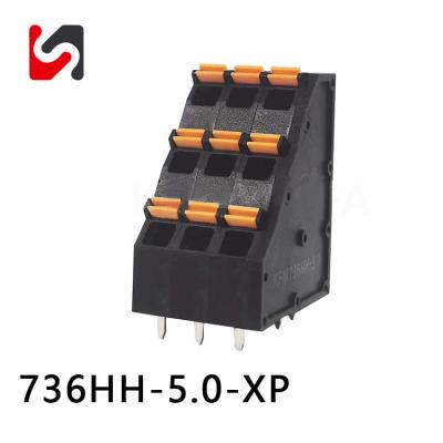China KFM736HH-5.0 5.0mm Pitch 10A 300V PCB Terminal Block Connector Phoenix for sale