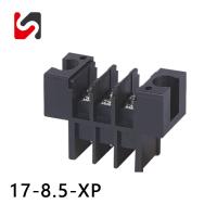 China 5.0mm Pitch 300V 20A Barrier Strip Terminal Block PCB Mount 2-24 Poles for sale