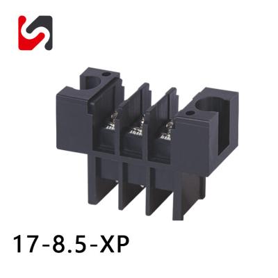 China 5.0mm Pitch 300V 20A Barrier Strip Terminal Block PCB Mount 2-24 Poles for sale