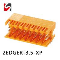 China Shanye 2EDGER-3.5 PCB Spacer Screw Terminal Block 3.5mm Pitch 300V 8A for sale