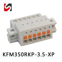 China SHANYE KFM350RKP-3.5 300V 10A 3.5mm Pluggable Terminal Block Male Female 2-24P for sale