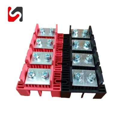 China Shanye FTB100-12 Barrier Type Power Connector 600V 100A Pluggable Terminal Block for sale