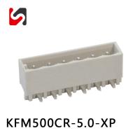 China SHANYE KFM500CR-5.0 300V Pluggable Terminal Block 5.0mm Pitch Male PCB Connector 2-24 Poles for sale