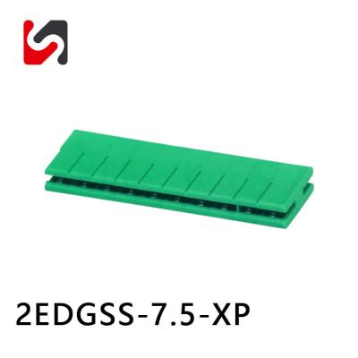 China 2EDGSS-7.5 300V 7.5mm Pitch Phoenix Pluggable Terminal Blocks 2-24 Poles for sale