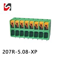 China SHANYE 207R-5.08 5.08mm Pitch PCB Terminal Block Connector 300V 10A 2-24 Poles for sale