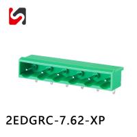 China SHANYE 7.62mm Pluggable Terminal Block 2EDGRC-7.62 300V 10A Male Connector 2-24 Poles for sale