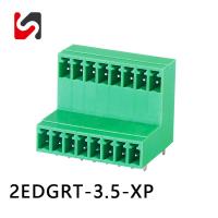 China SHANYE 3.5mm Pitch Pluggable Terminal Block 2P-24P 300V 10A Male Female for PCB for sale