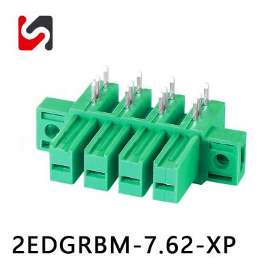 China Shanye 2EDGRBM-7.62 300V 30A Diode Terminal Block 2-24 Poles Pluggable for sale
