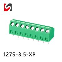 China 300V 10A 3.5mm Pitch PCB Screw Terminal Block 2-24P Phoenix Alternative for sale