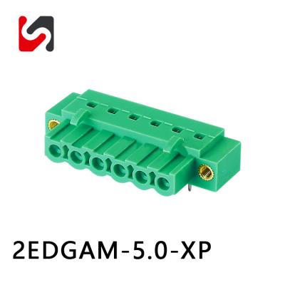 China 2EDGAM-5.0 300V 5.0MM pluggable screw terminal block for sale