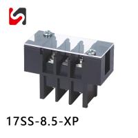 China Dual Row Barrier Type Terminal Block 300V 20A 8.5mm Pitch Barrier Strip 2-24 Poles for sale