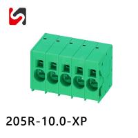 China 205R-10.0 10.0mm Pitch Phoenix 70Amp Connector Wire Terminal Block 300V 2-24 Poles for sale